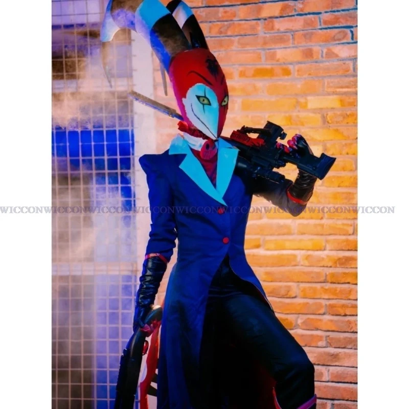 Anime-Cosplay-Party-Uniform-Suit-With-Tail-Blitzo-Helluva-Blitzo-Boss ...