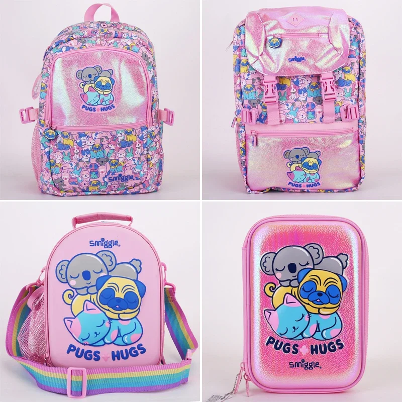 In-Stock-Genuine-Australian-Smiggle-Pink-Milk-Dog-Student-Backpack ...
