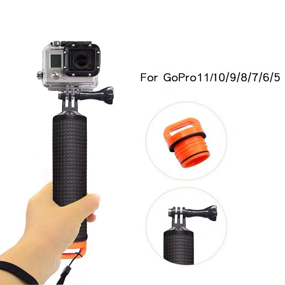 Float Hand Grip Buoyancy Rod Pole Stick Monopod Tripod for Gopro Go Pro ...