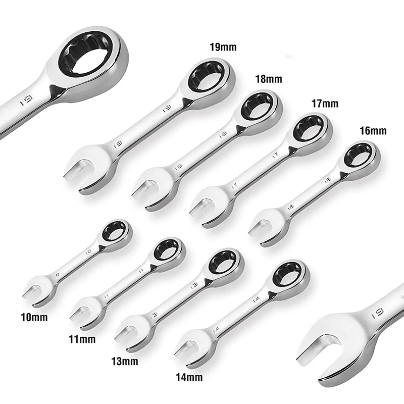 8-19mm-Short-Handle-Ratchet-Spanner-Adjustable-In-Both-Directions-72 ...