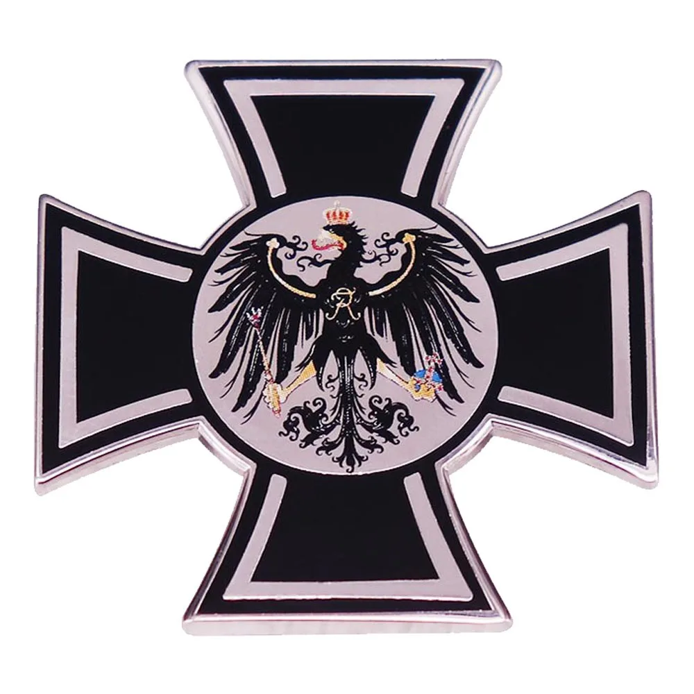 1pc German Eagle Lapel Pin Kaiser Wilhelm Battle Flag Prussian War Pin ...