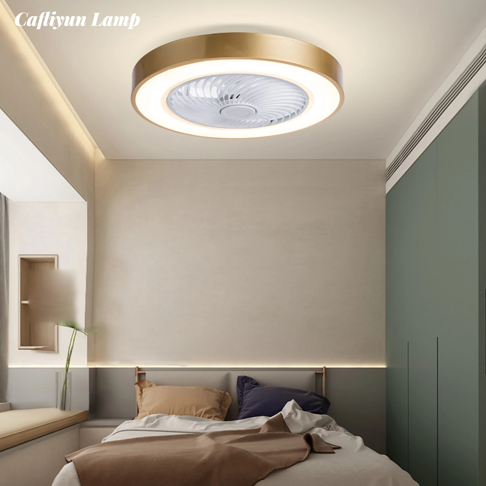 Nordic-Smart-Ceiling-Fans-Lights-Air-Invisible-Blades-Ventilator-Indoor ...