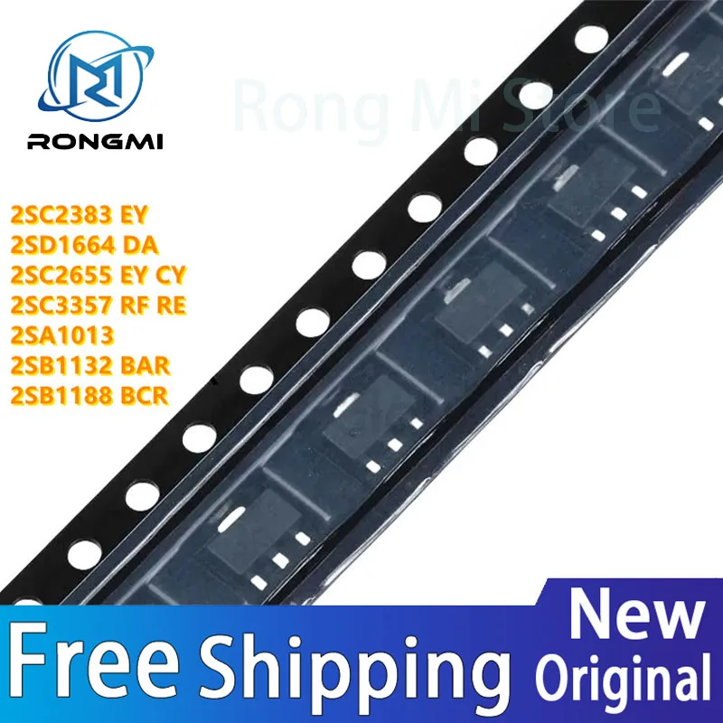 100개 2SC2383 EY 2SD1664 DA 2SC2655 EY CY 2SC3357 RF RE 2SA1013 2SB1132 ...