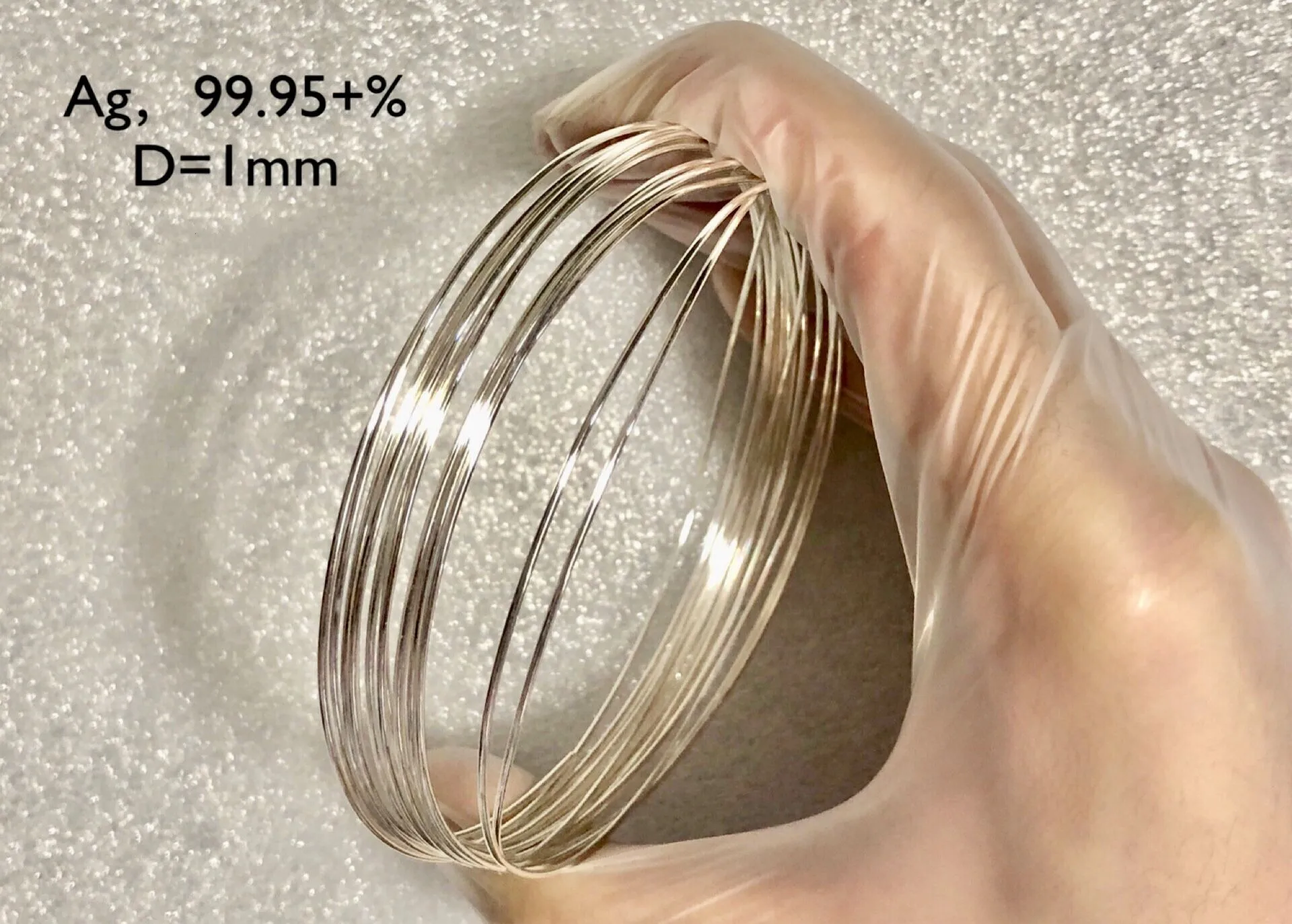 Customized [1mm diameter] silver wire high-purity silver wire silver ...