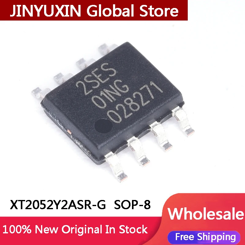 Chip IC piezas XT2052Y2ASR XT2052 2SES SOP8, 10-100 XT2052Y2ASR-G, en ...