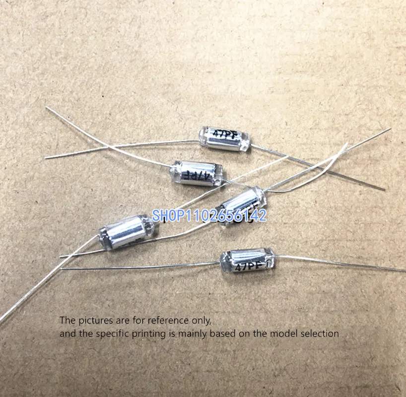 2PCS-3P-82PF-Axial-Polystyrene-film-capacitor-5PF-10P-15PF-20PF-22PF ...