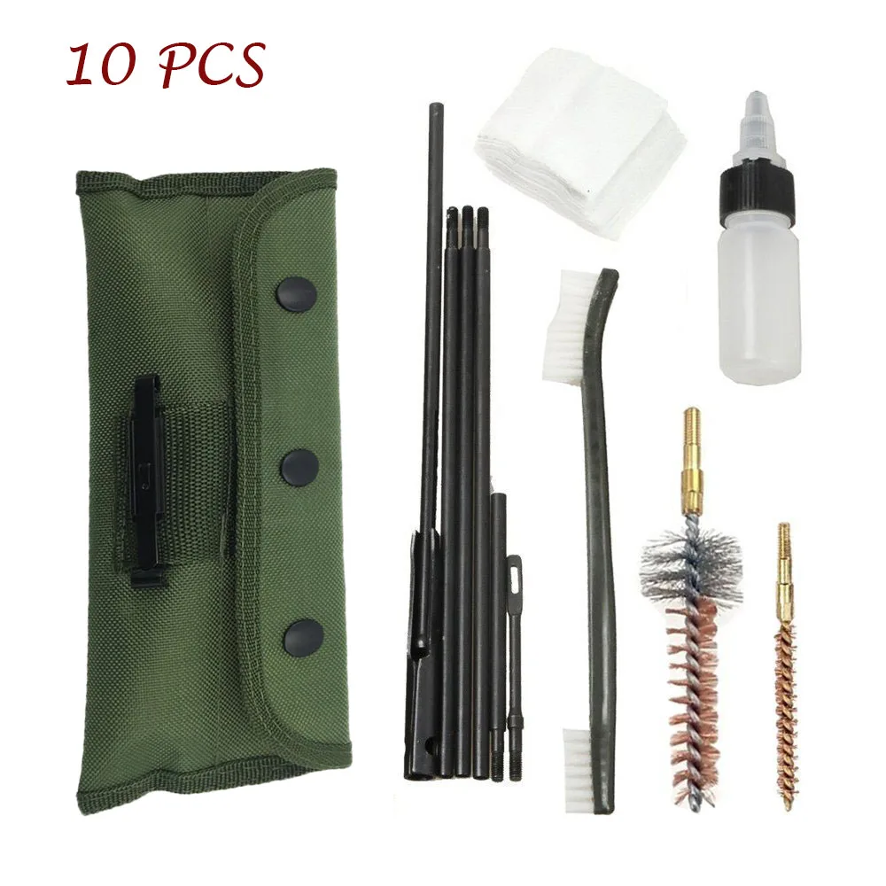 10-PCS-AR15-M16-Rifle-Gun-Cleaning-Kit-Set-for-Rifle-22-22LR-223-556 ...