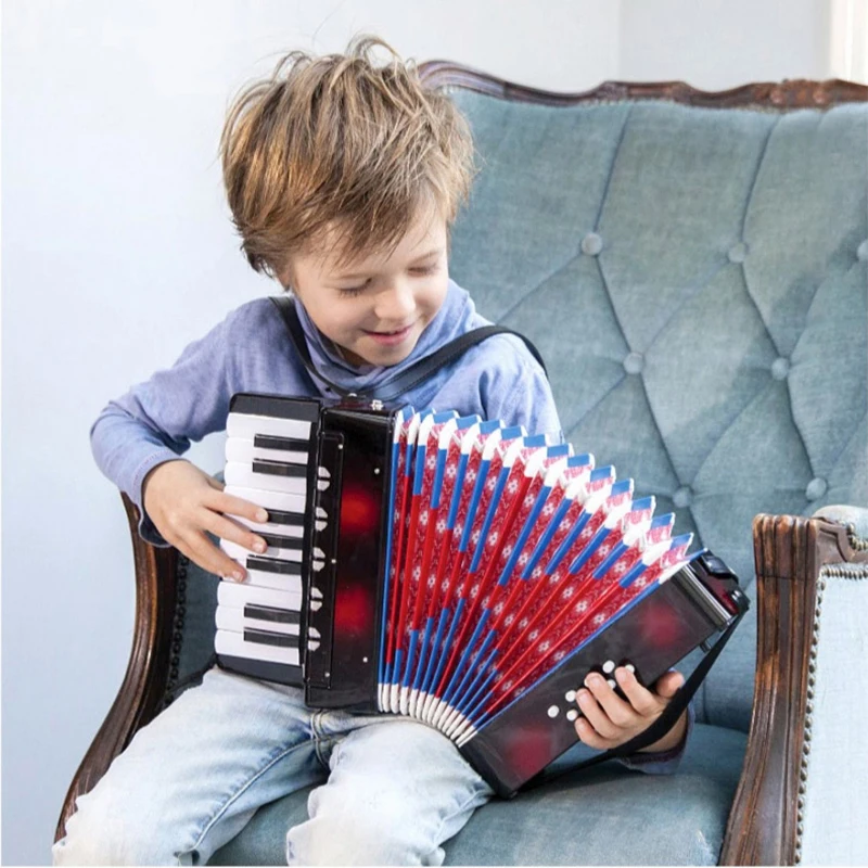17-Keys-Buttons-Children-S-Accordion-8-Bass-Acordeon-Music-Musical ...