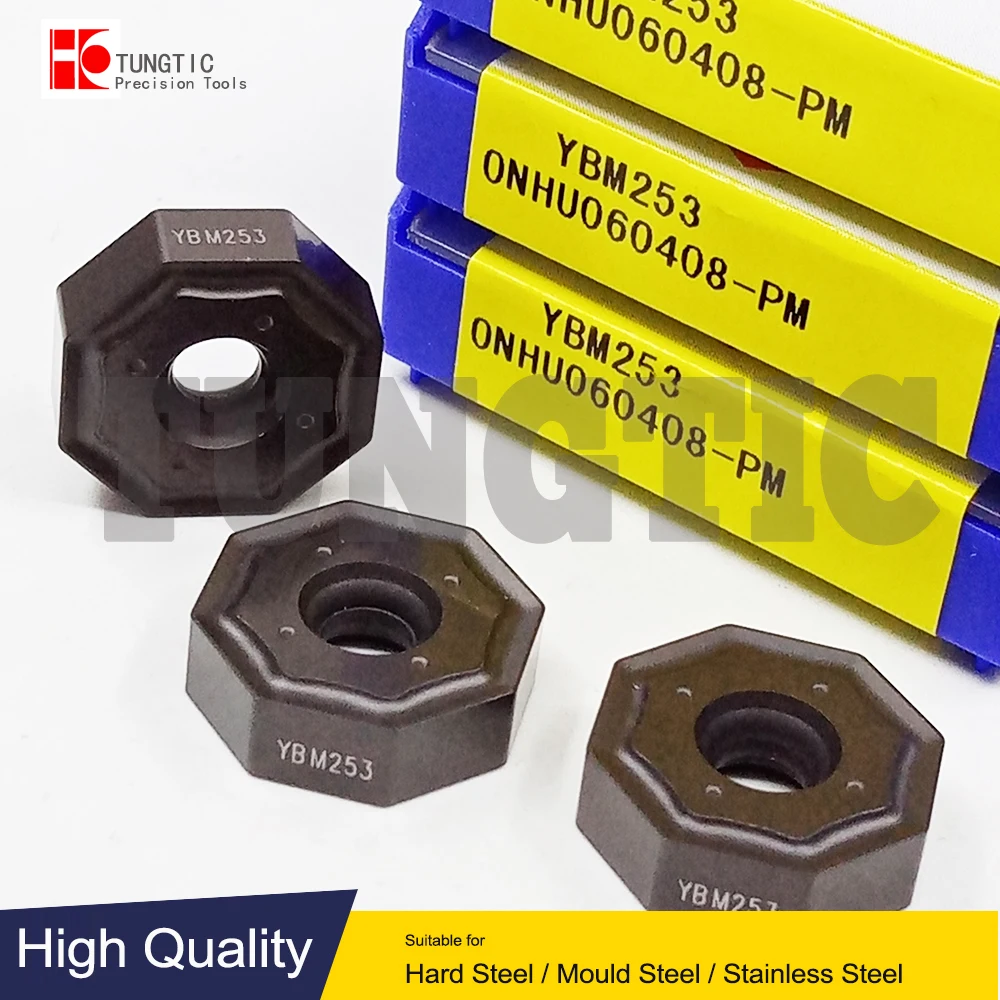 ONHU060408-PM-cortador-de-fresado-YBM253-herramienta-de-mecanizado-de ...