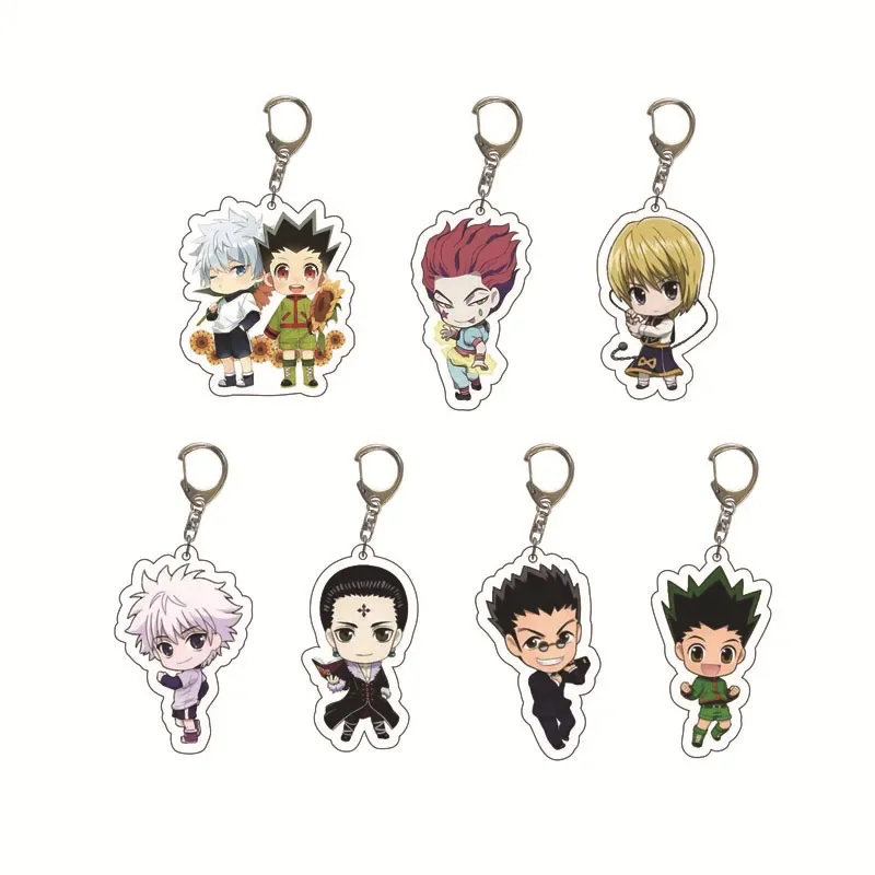Anime-Hunter-X-Hunter-Keychain-Acrylic-Figure-Car-Keychains-Key-Chain ...