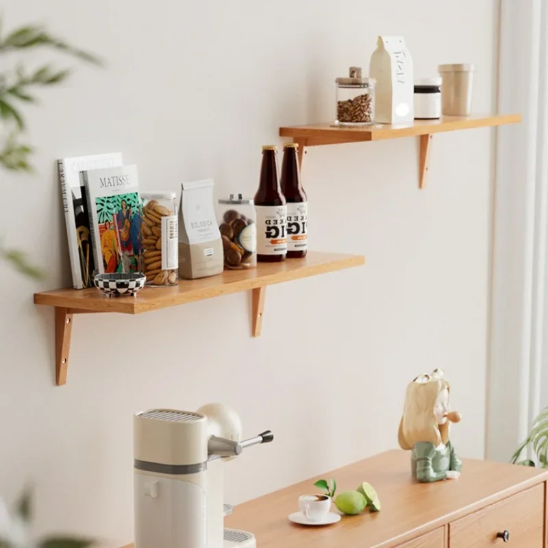 Modern-Book-Shelf-Creative-Wall-Hanging-Display-Stand-Solid-Wood ...