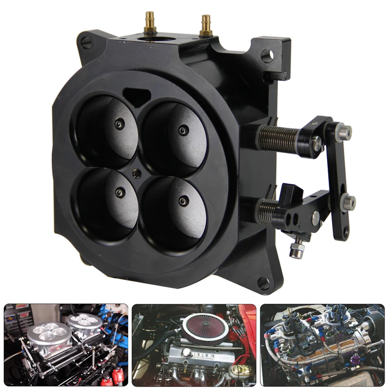 Cast-Aluminum-1000Cfm-4-Barrels-1-75-Core-4150-Flange-Carburetor ...