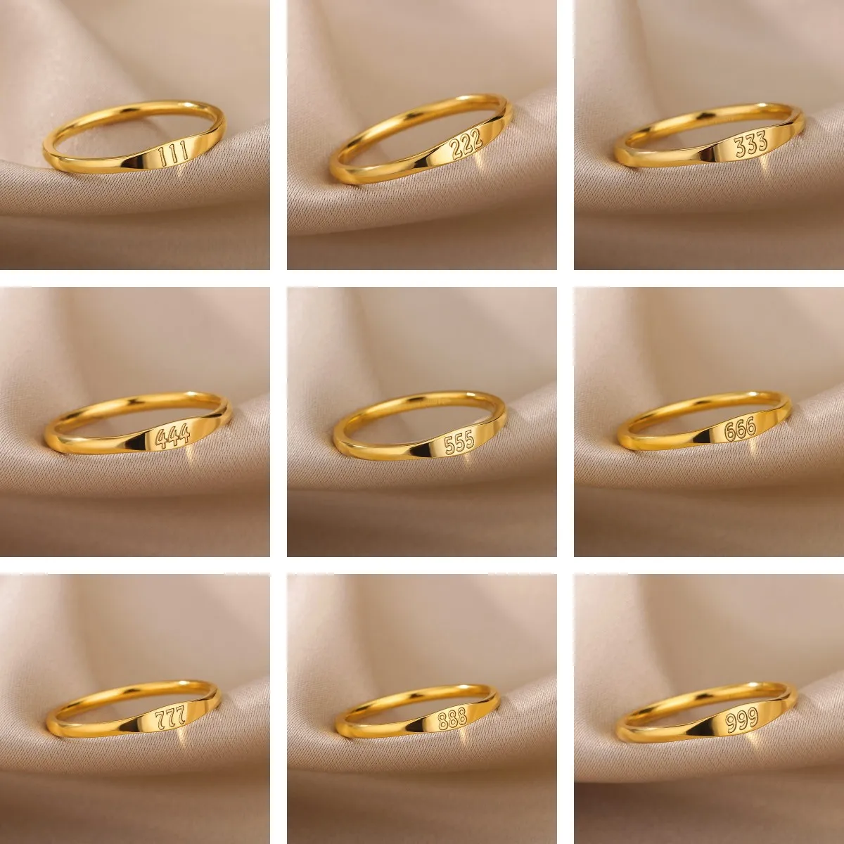 Lucky-Angel-Number-Rings-For-Women-Men-Stainless-Steel-Engraved-111-444 ...