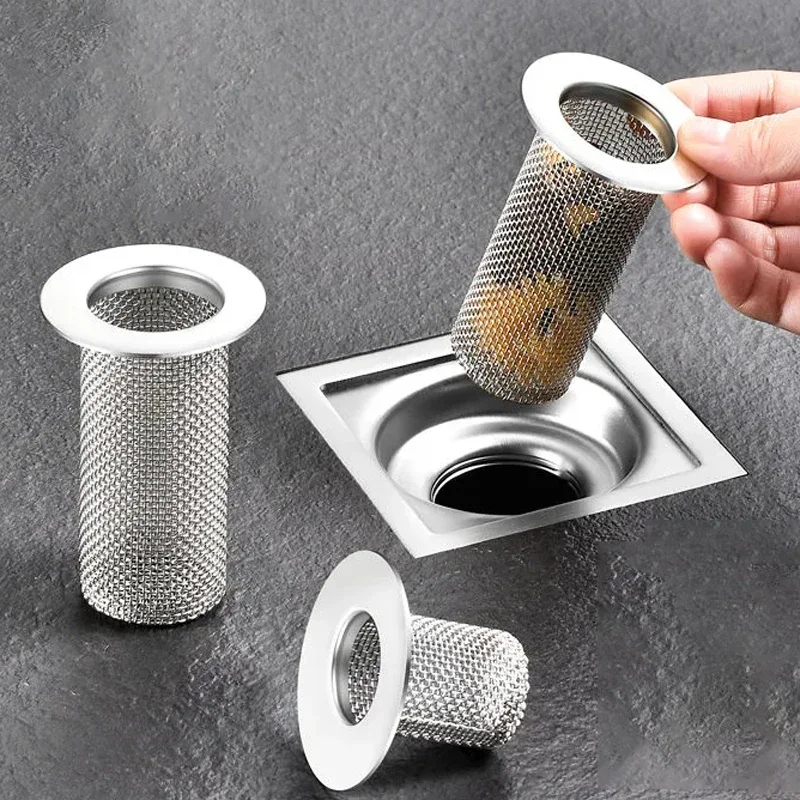 Stainless-Steel-Floor-Drain-Filter-Mesh-Kitchen-Sink-Strainer-Shower ...