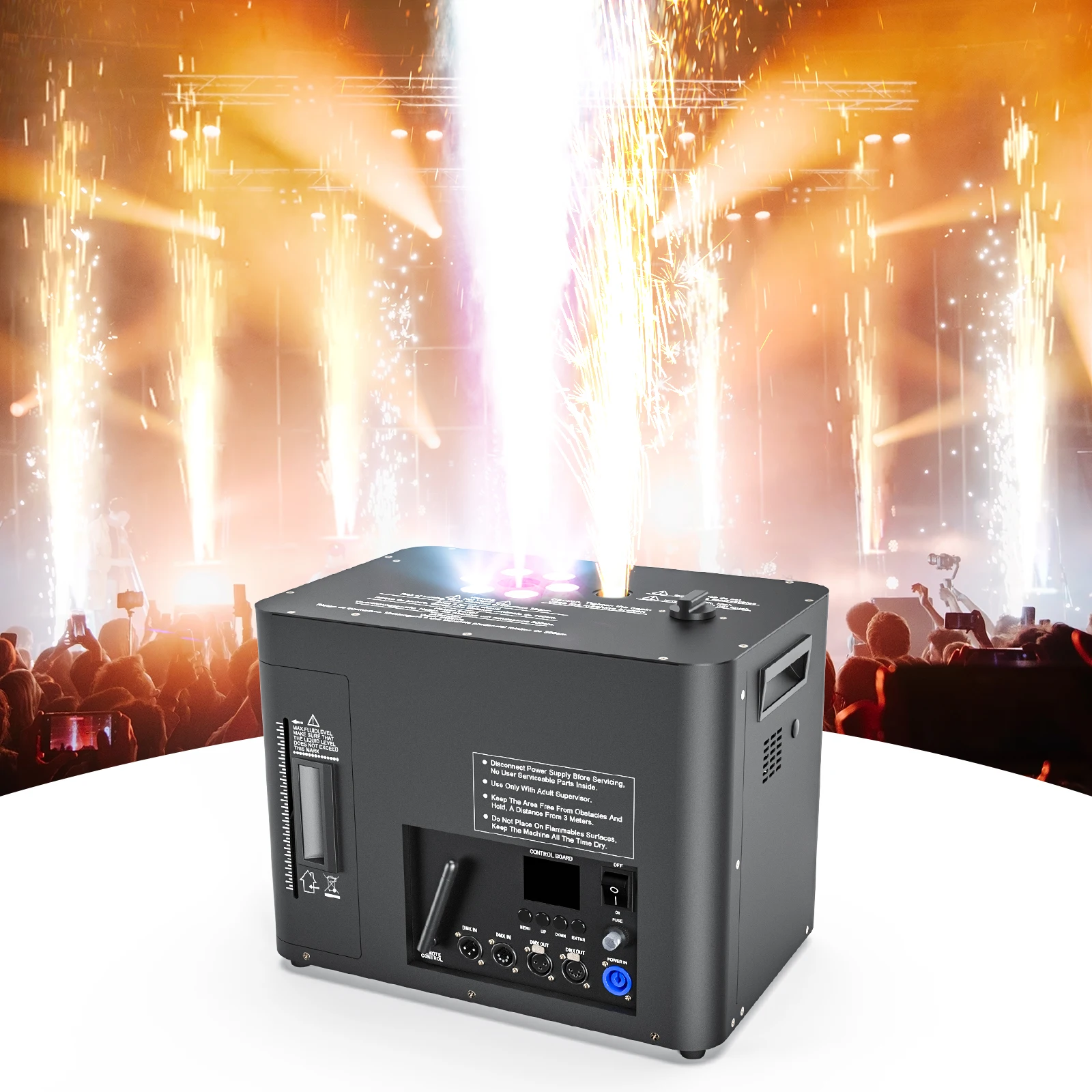 Somspot-2400W-LED-Colorful-Cold-Flame-Electronic-Spark-Machine-Smoke ...