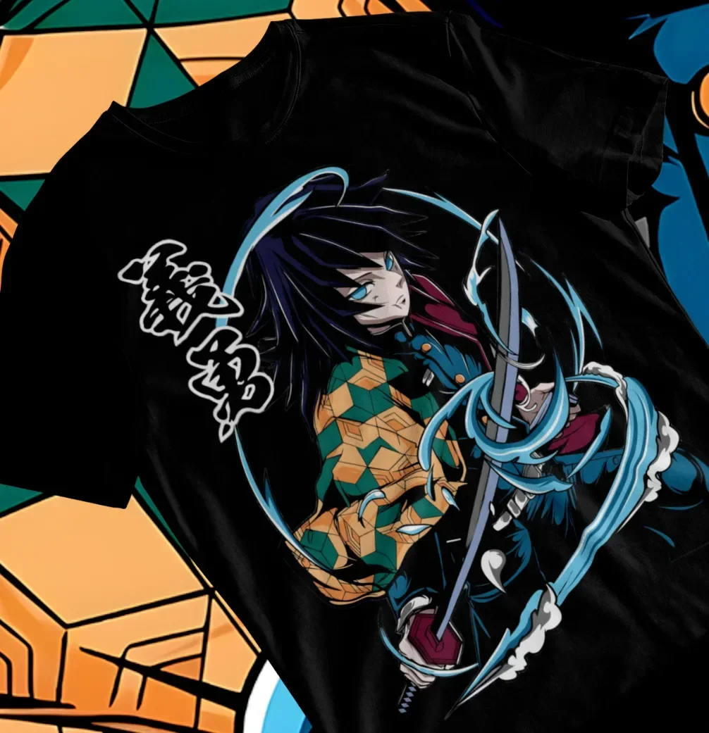 Giyu Tomioka Shirt Demon Slayer Kimetsu No Yaiba Anime Tshirt Soft Tee ...