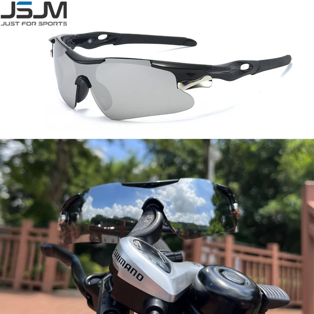 JSJM Outdoor Men Cycling Sunglasses Road Bicycle Mountain Riding ...