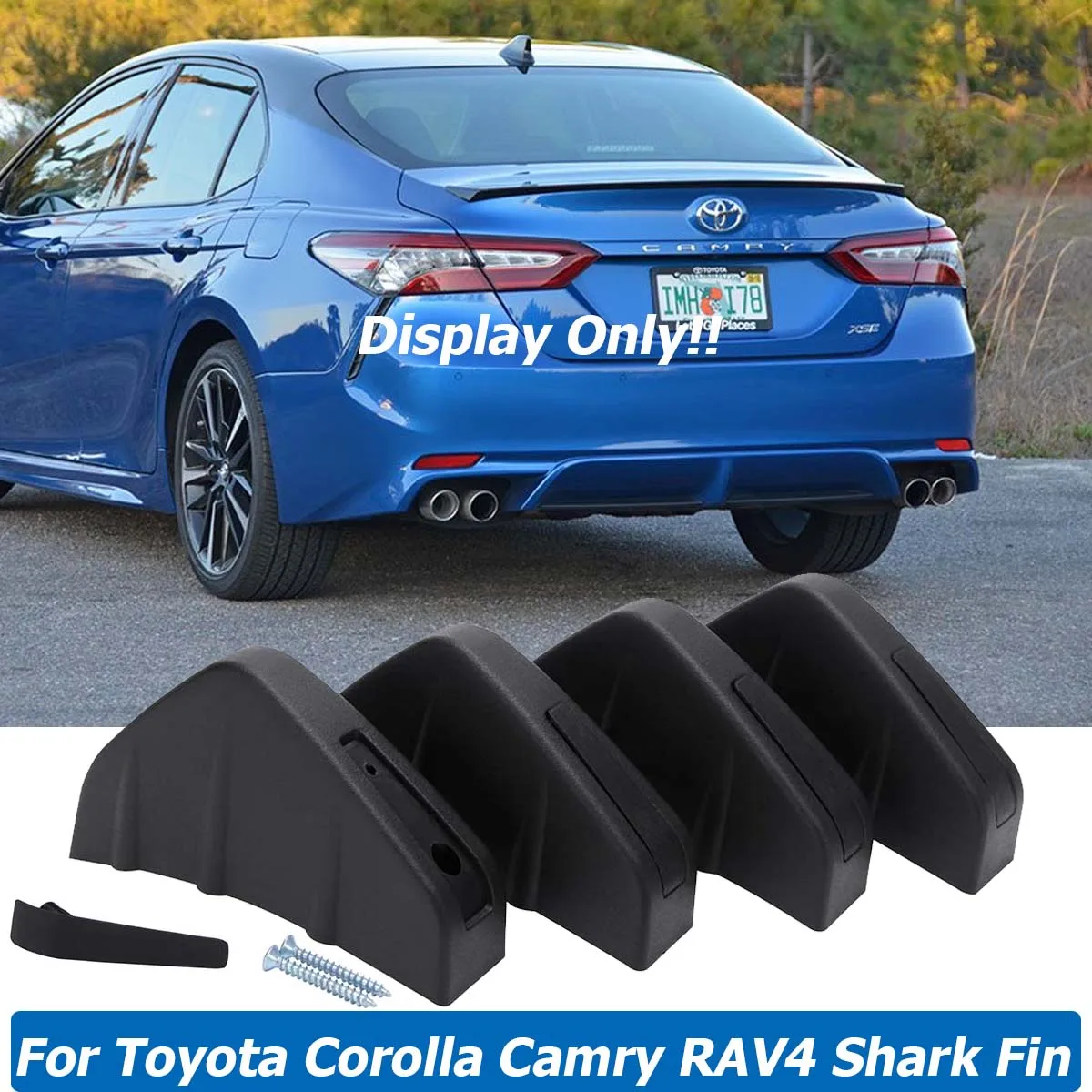 2PCS-For-Toyota-Corolla-Camry-RAV4-Rear-Bumper-Diffuser-Splitter ...
