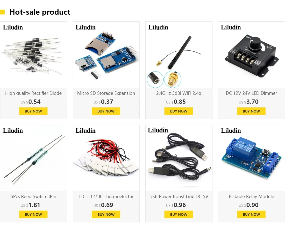 Liludin Electronics Store - Amazing products with exclusive discounts on AliExpress