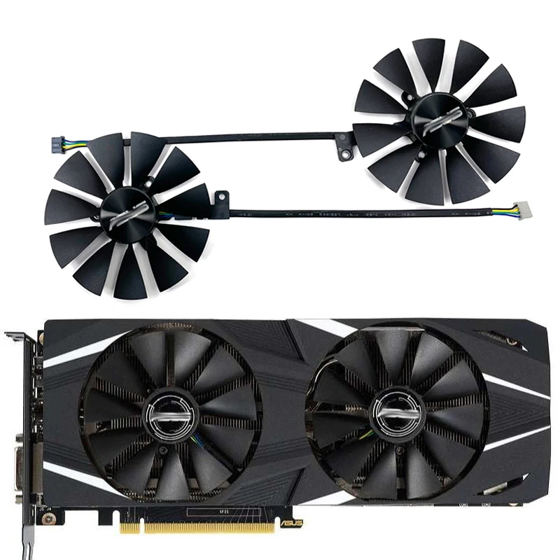 NEW-ASUS-DUAL-RTX-2060-A6G-Cooling-Fan-87mm-T129215SH-FDC10U12S9-C-4Pin ...