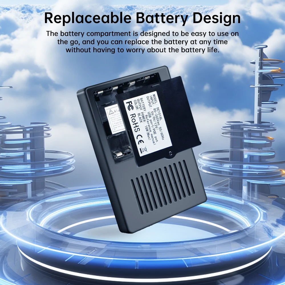 1018L DC UPS Battery Backup 5V 9V 12V 2A 15V 24V Output Uninterruptible ...