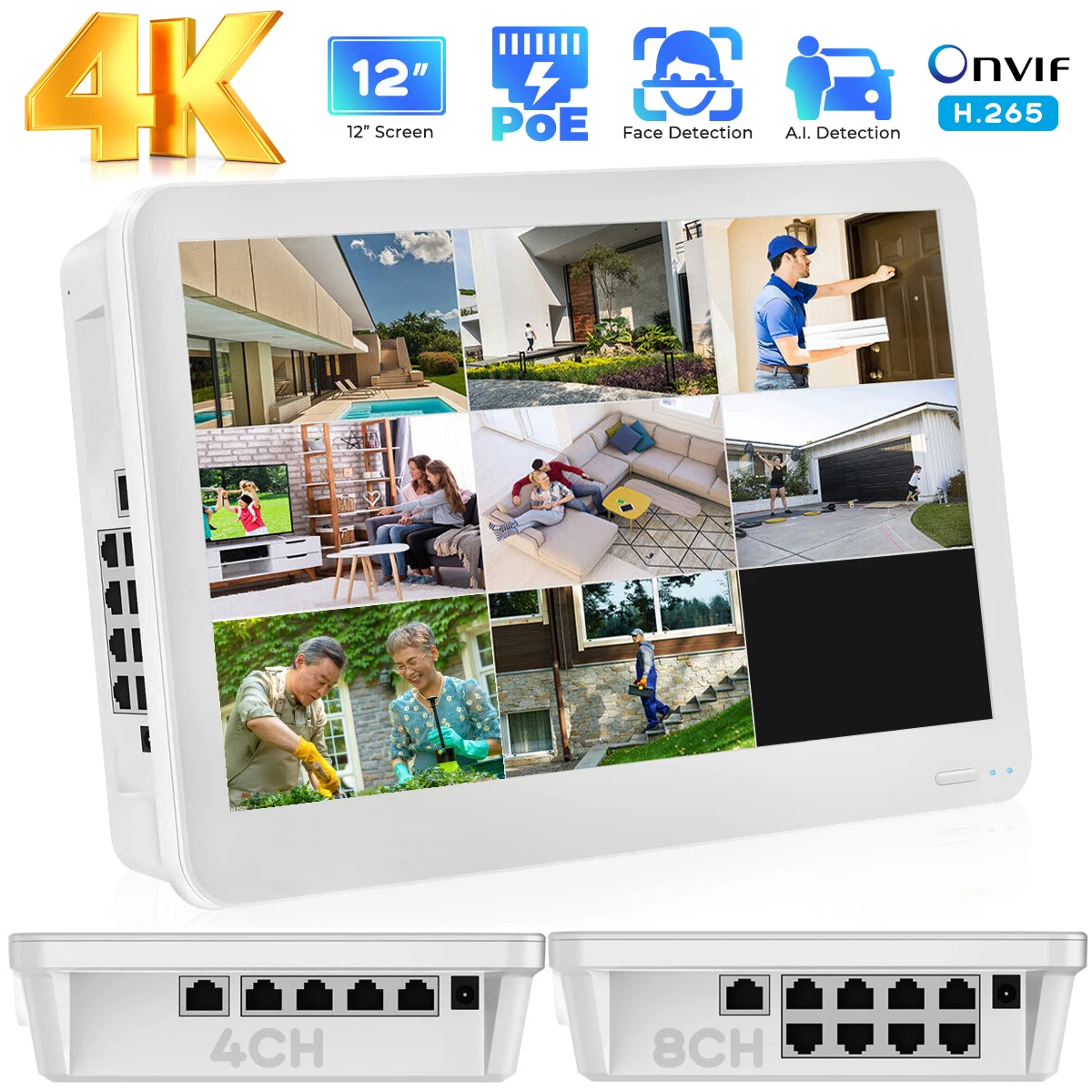 4K-Onvif-PoE-NVR-With-11-6-inch-Display-4CH-8CH-Video-Recorder-for-Home ...