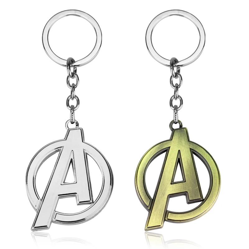 Marvel Toy Avengers Logo Metal Keyring Fashion Gift Creative Jewelry ...
