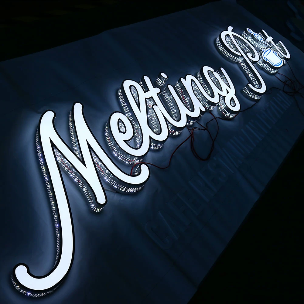 3d Led Wall Sign Board Outdoor for Advertising Shop Hotel Restaurant ...