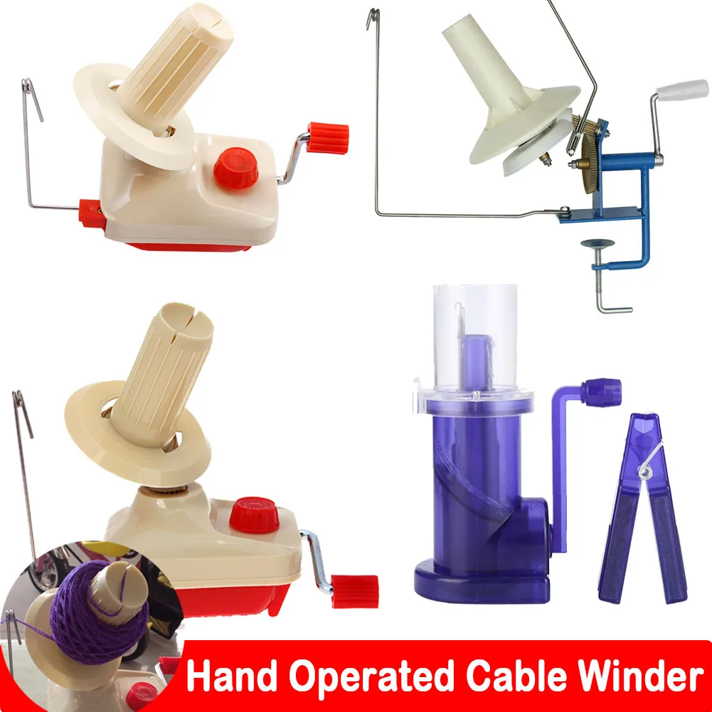 Hand-Operated-Yarn-Winder-Fiber-Wool-String-Ball-Thread-Winding-Cable ...