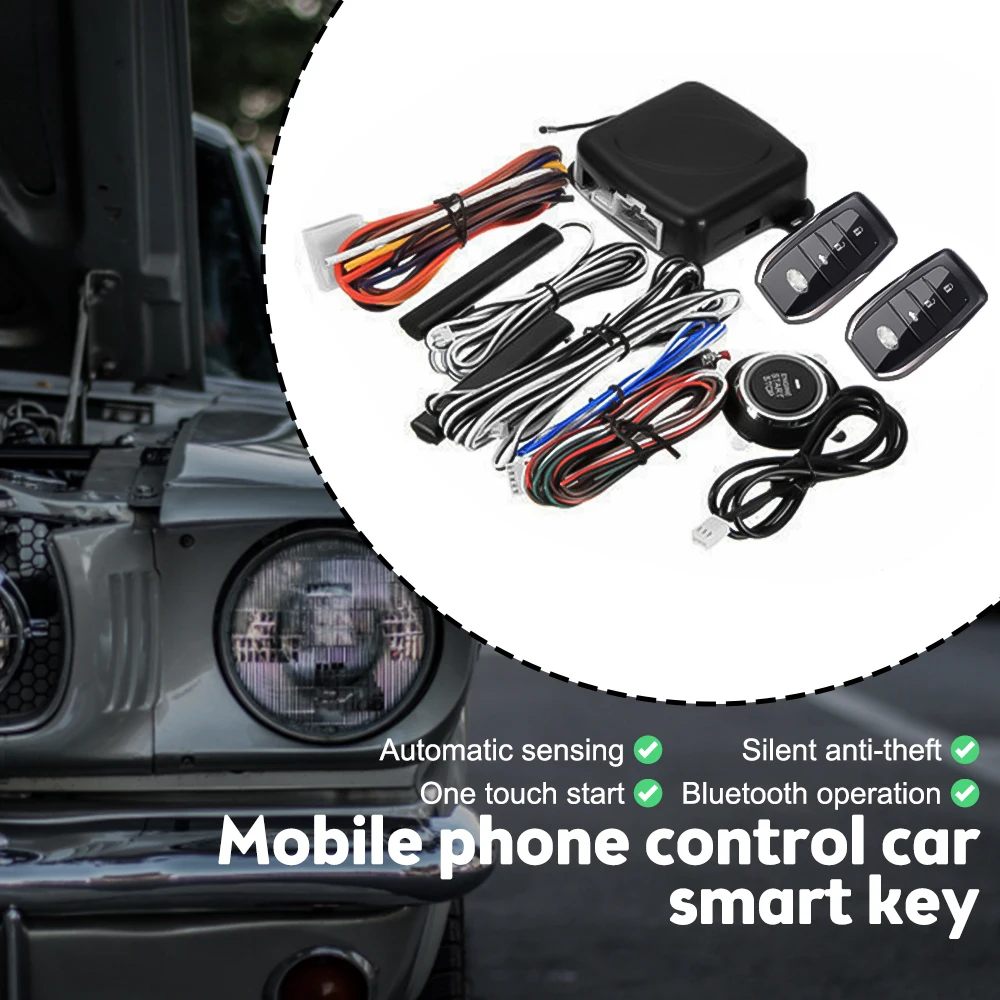 Remote-Start-Kit-For-Car-Push-One-Button-Start-Stop-System-Car ...