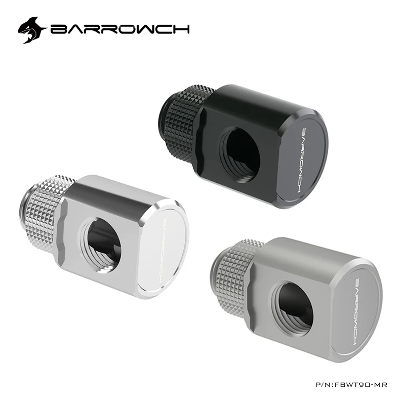 6pcs Barrowch 90 Degree G1/4'' 360 Rotary Fittings ,computer Case ...