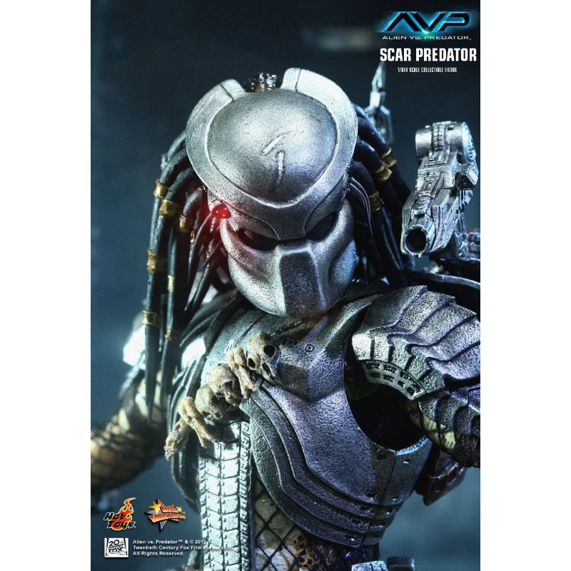 HOTTOYS-HT-AVP-SCAR-PREDator-Brinquedo-MMS190-Hand-Puppet-Modelo ...