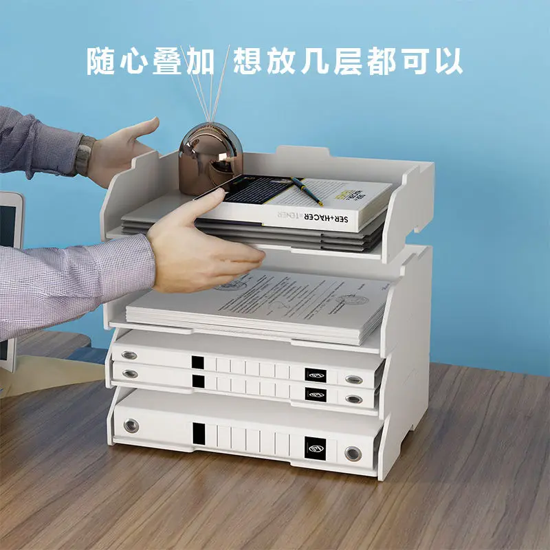 A4-A3-Multi-layer-Superimpose-Desktop-File-Tray-Organizer-Document ...