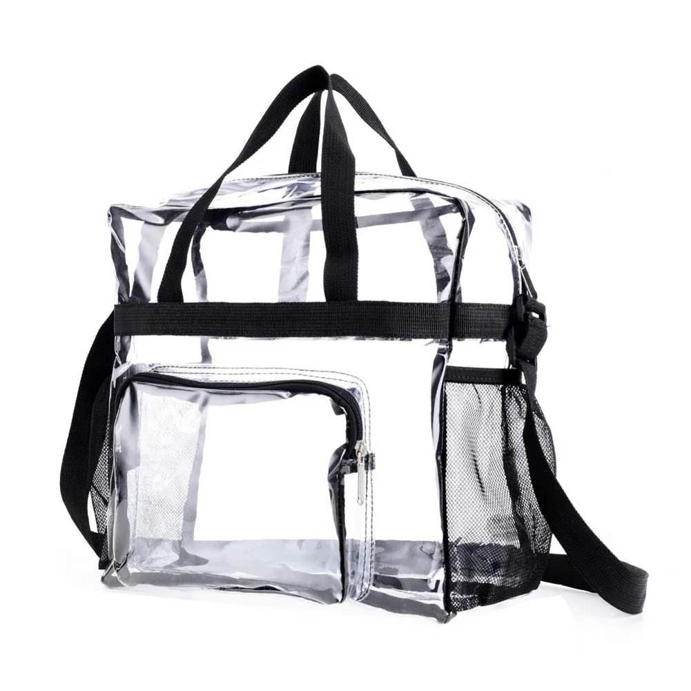 Women Transparent Tote Bag PVC Fashion Shoulder Bag Large Capacity ...