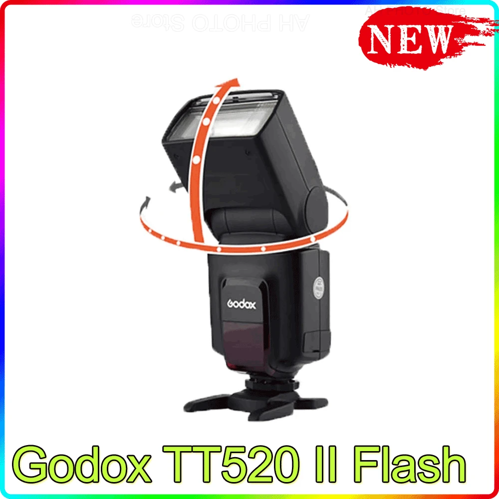 Godox TT520 II Flash TT520II with Build-in 433MHz Wireless Signal ...