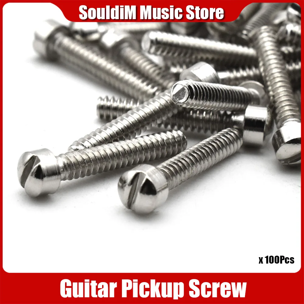 100-pcs-lots-Electric-Guitar-Humbucker-Pickup-Polepiece-Pole-Screws ...