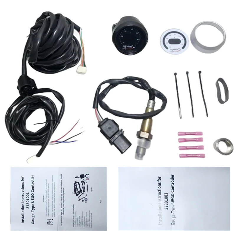 30-4110 Wideband Gauge Controller AFR Air Fuel Ratio 52mm with 4.9 LSU ...