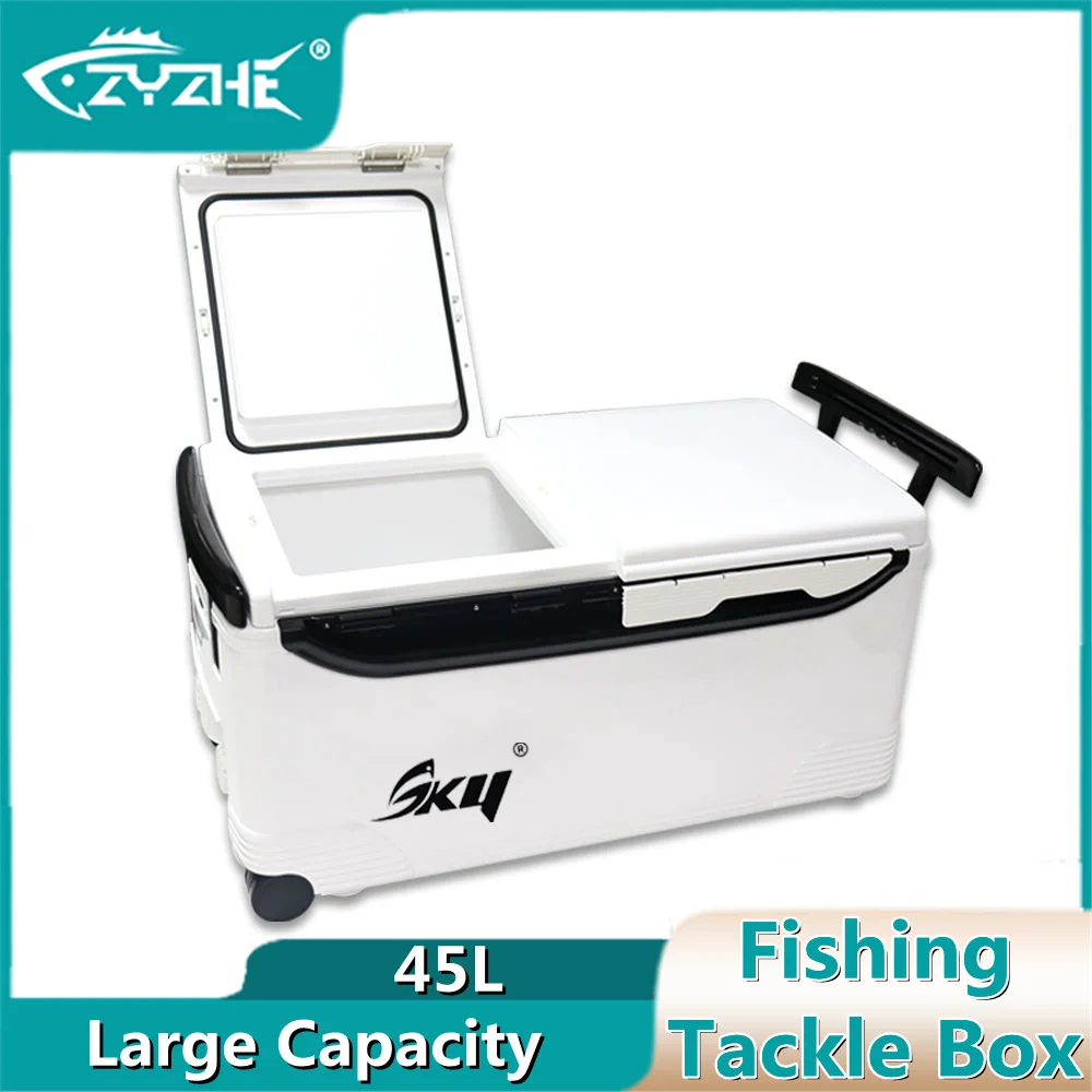 ZYZ-45L-Fishing-Tackle-Box-Large-Capacity-Telescopic-Drawbar-Design ...