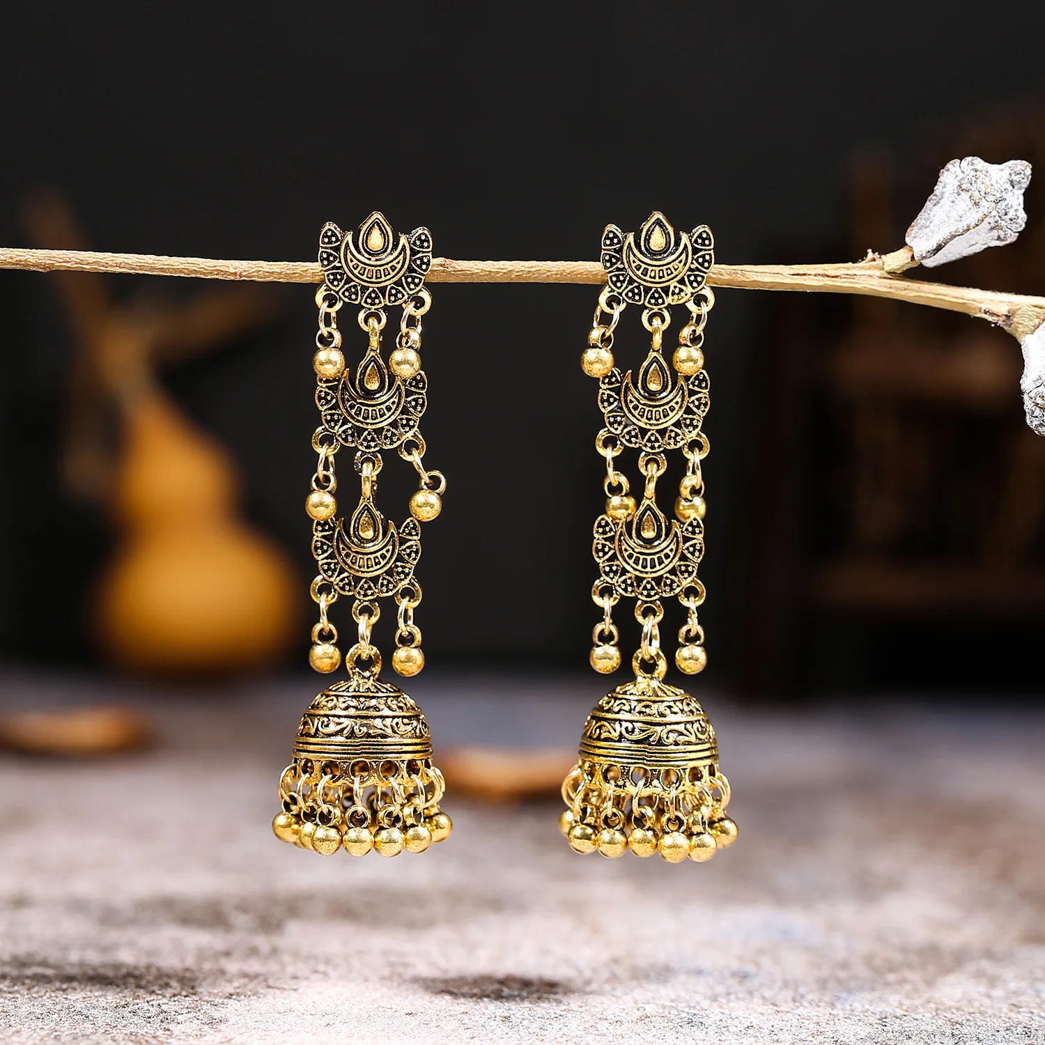 New-European-and-American-Exotic-Classical-Color-Earrings-Nepal-Indian ...