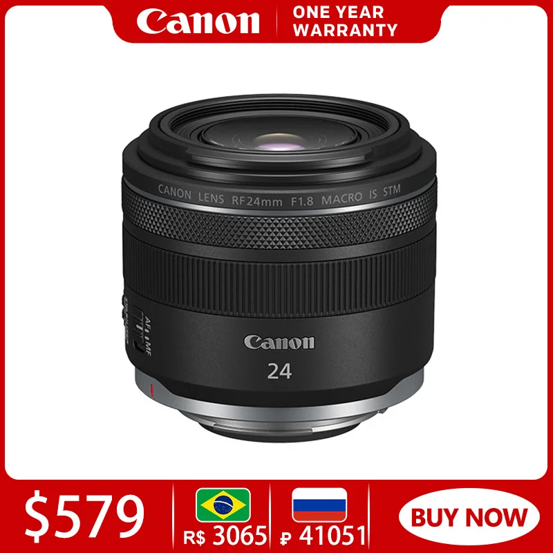 Canon RF 24mm F1.8 MACRO IS STM Lens Mirrorless Camara Lente Large ...