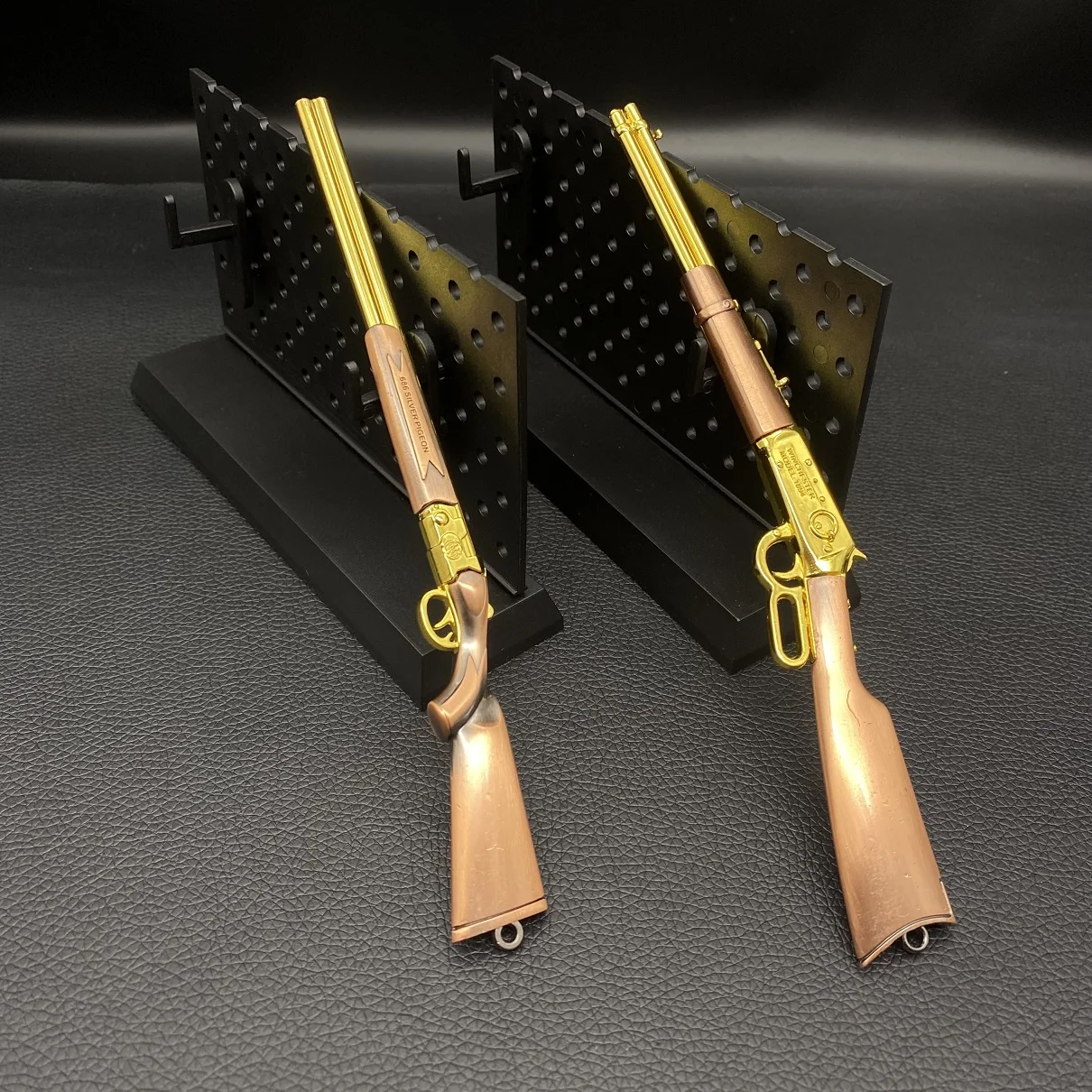 Golden Double Barrel Shotgun