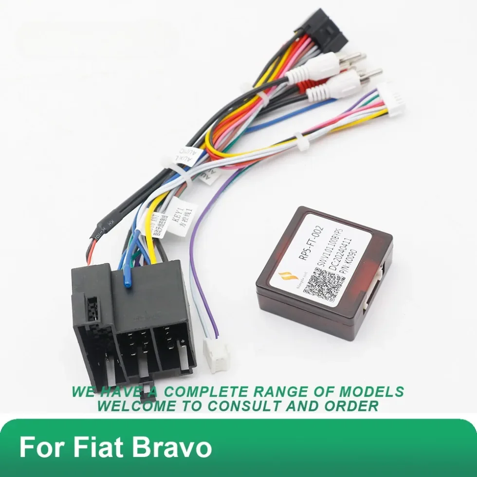 Car-16pin-Wiring-Harness-Adapter-Canbus-Box-Decoder-Android-Radio-Power ...