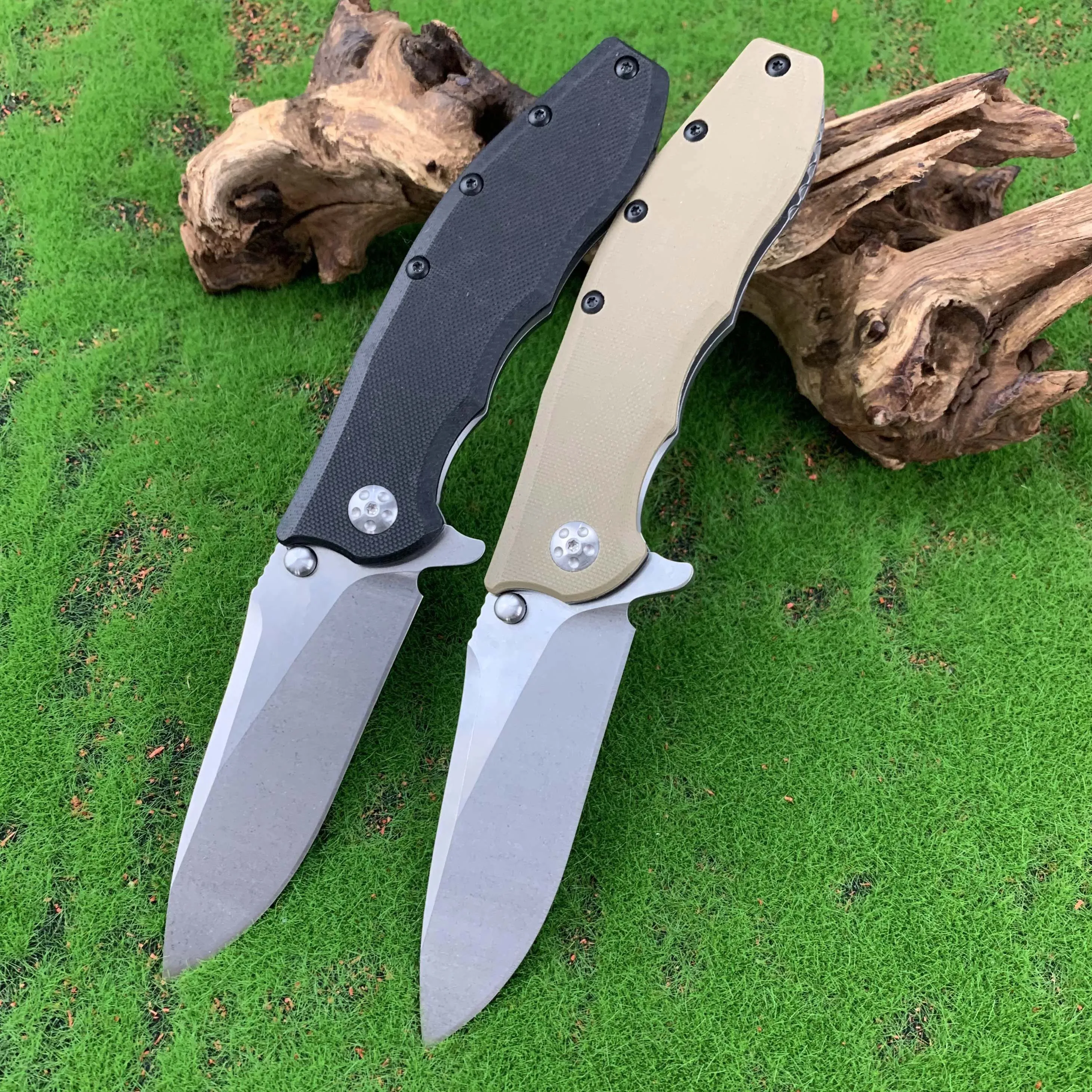 0562-Knife-Self-defense-Hunting-High-hardness-G10-Handle-ELMAX-Folding ...