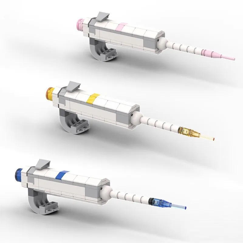 MOC Lab Eppendorf Pipette Gun Pipette Building Block Creative Series ...