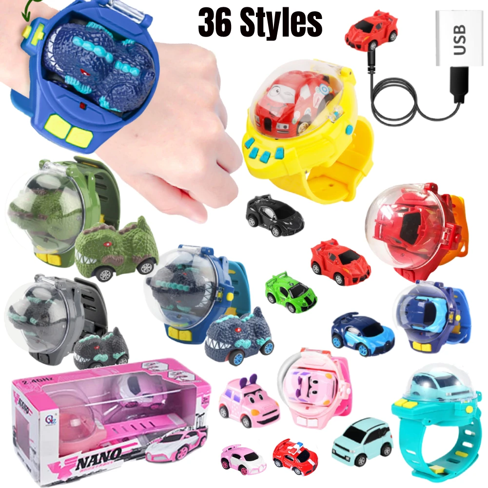 Children Mini Watch Remote Control Car | Cartoon Mini Remote Watch Car ...