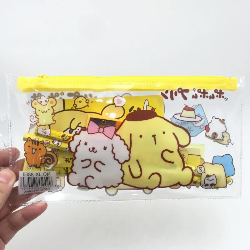 Sanrio-Pompom-Purin-Pencil-Case-Kawaii-Cute-Kuromi-School-Supplies ...