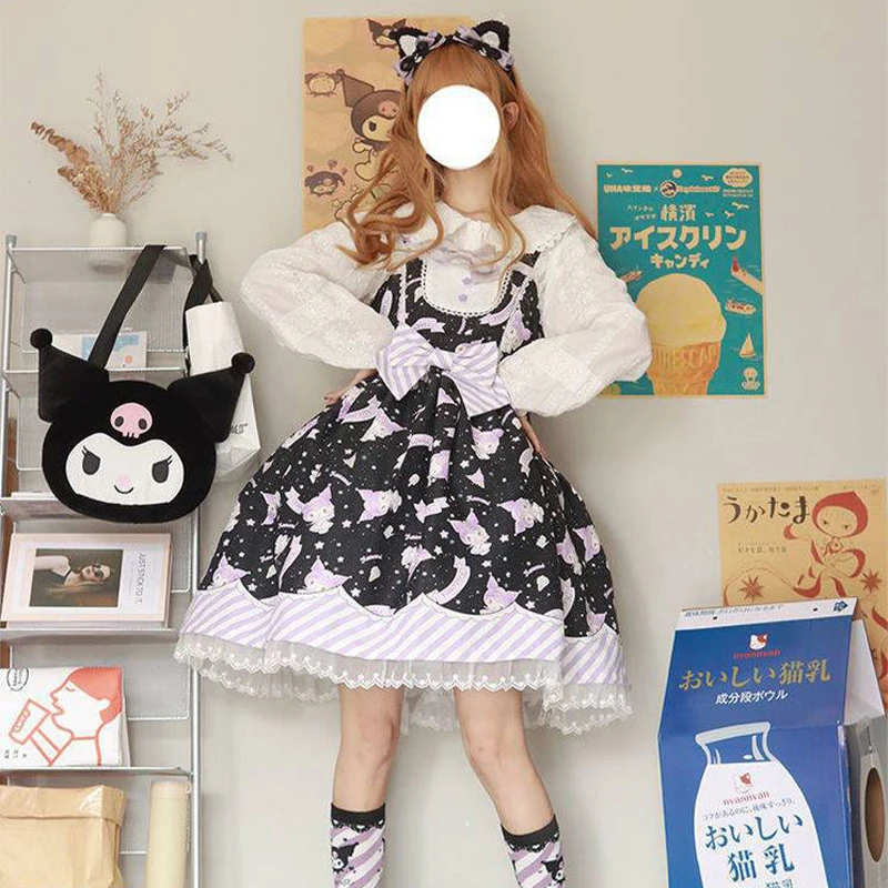 My Melody Cinnamoroll Kuromi Lolita JSK Dress Cosplay, 43% OFF