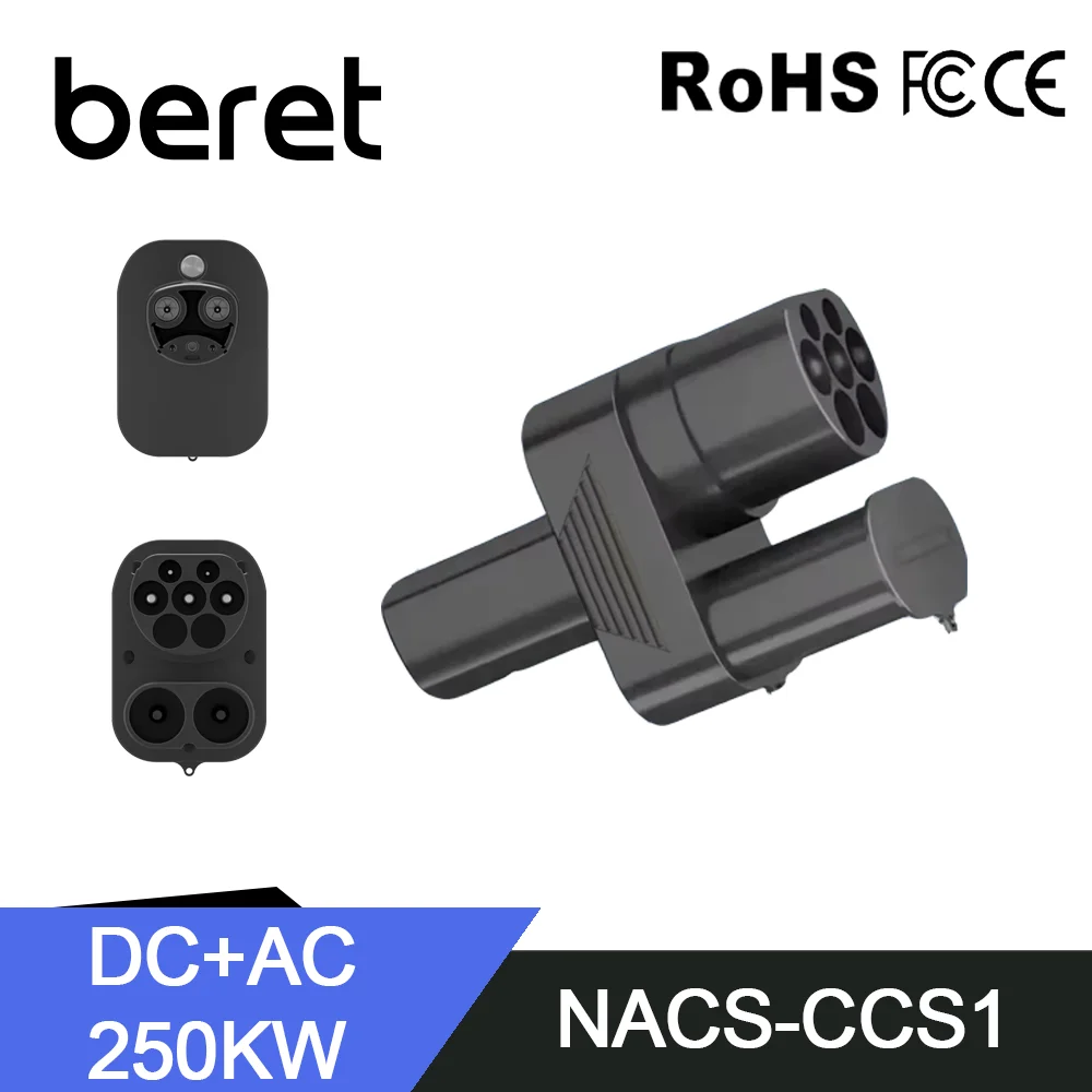 CCS2 to Telsa AC DC Adapter，Compatible for NACS Electric Vehicle Car，EV ...