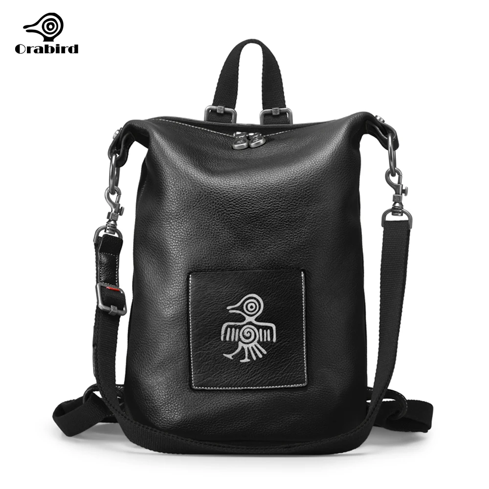 Orabird-Fashionable-Women-s-Leather-Backpack-Multifunction-Large ...