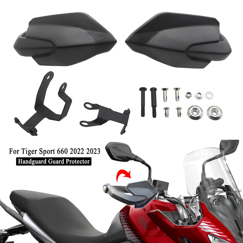 Fit-For-Tiger-660-Tiger-Sport-660-Handguards-Shield-Guards-Windshield ...